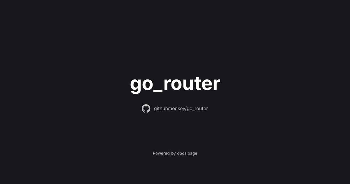 go_router