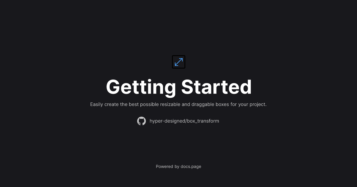 Getting Started Getting Started