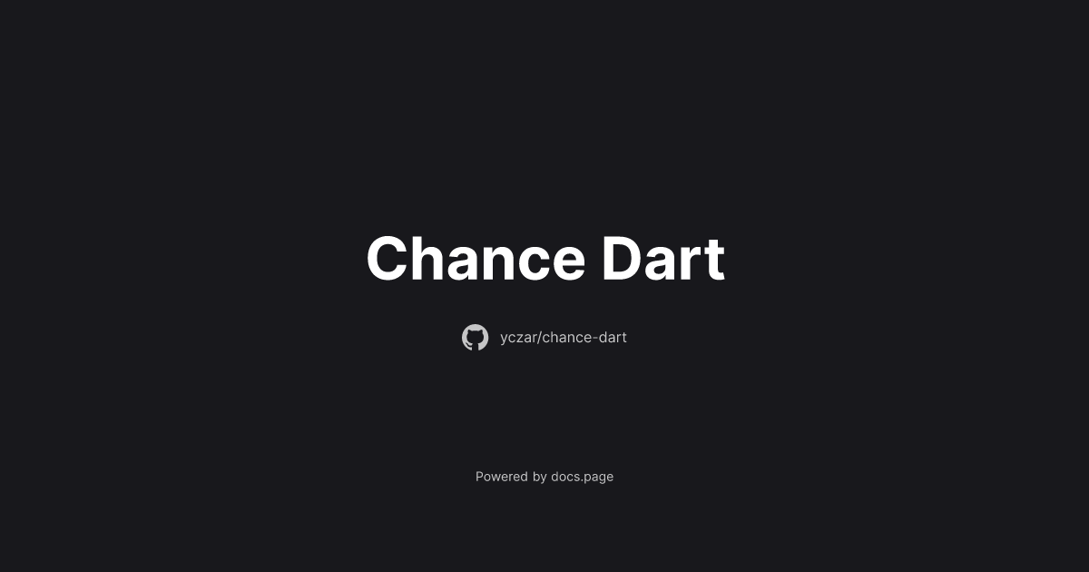 Chance Dart